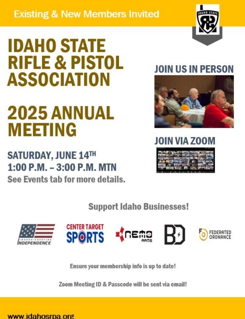 Welcome | ISRPA - Idaho State Rifle & Pistol Association